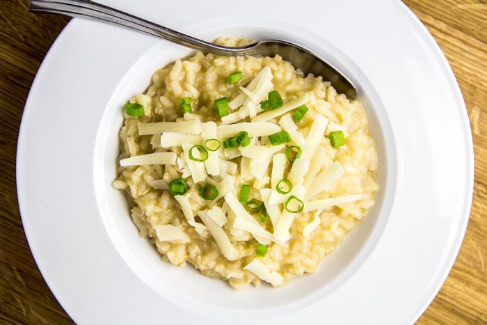 Easy Risotto with Parmesan Cheese Recipe