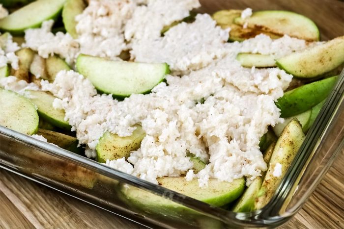 Cinnamon Apple & Coconut Crisp Dessert Recipe