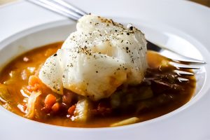 Baked Cod with Tomatoes, Fennel & Onions Recipe